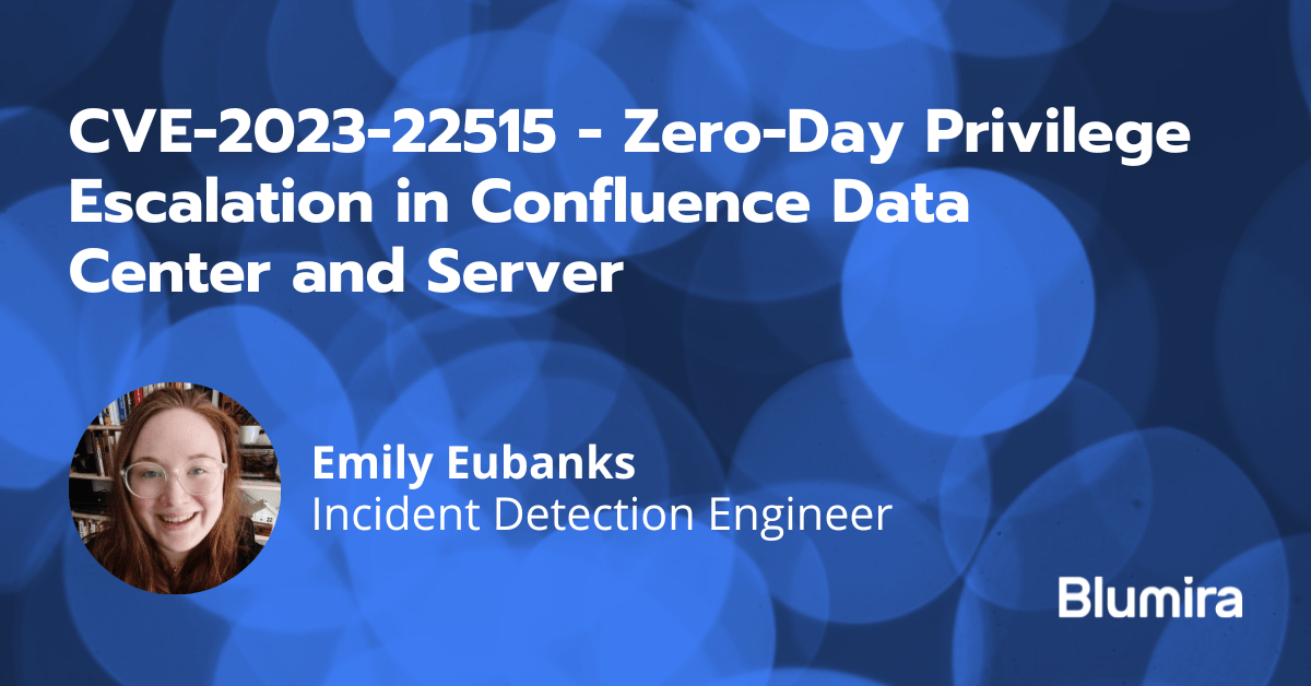 CVE-2023-22515: Zero-Day Privilege Escalation in Confluence | Blumira