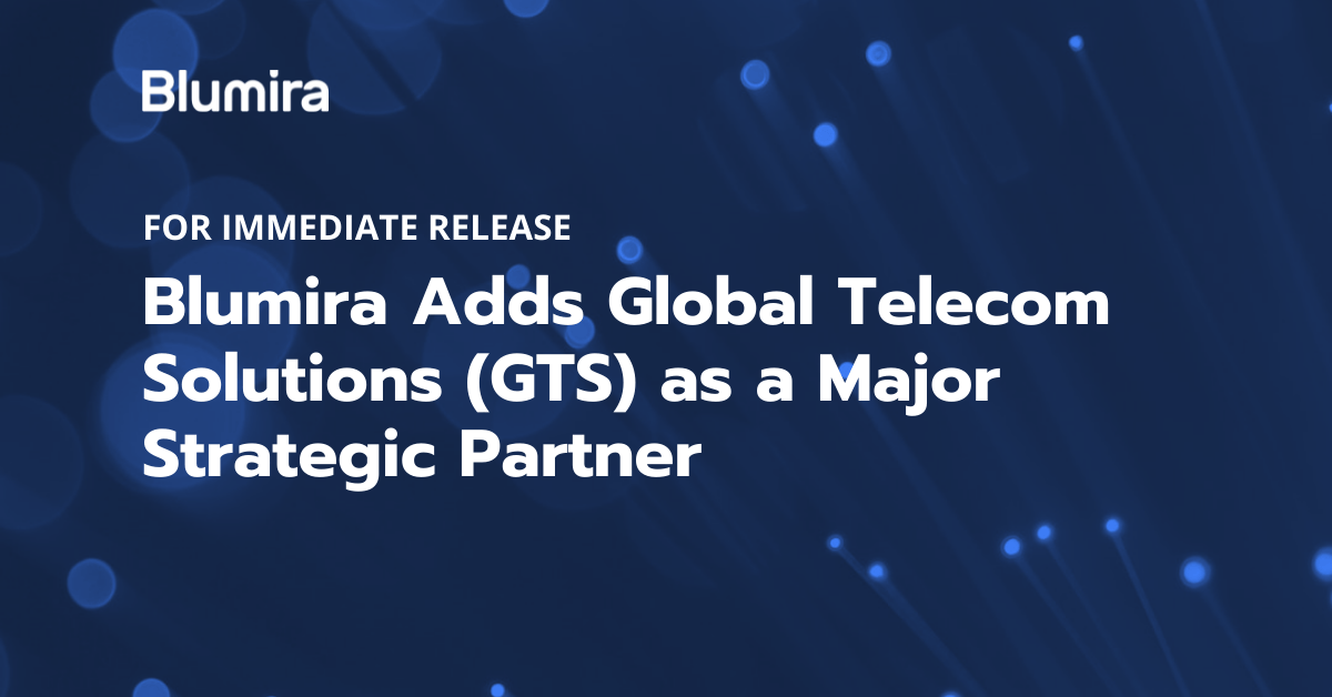 Blumira Adds Global Telecom Solutions as Strategic Partner