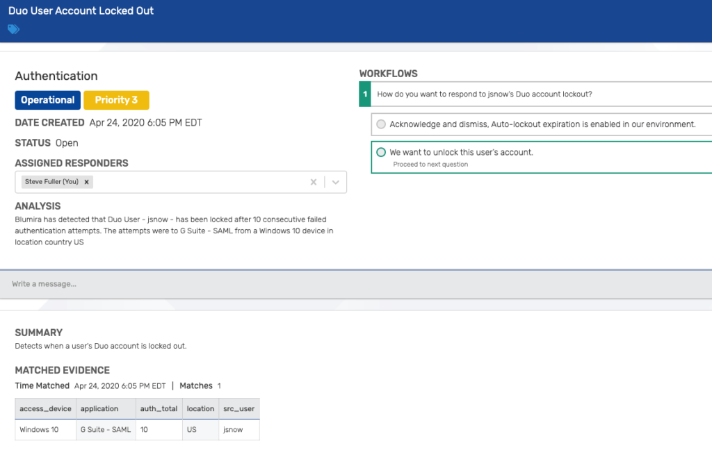 Duo + Blumira: Identity, Monitoring & Threat Detection