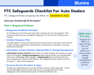 FTC Safeguards Rule: What You Need to Know | Blumira