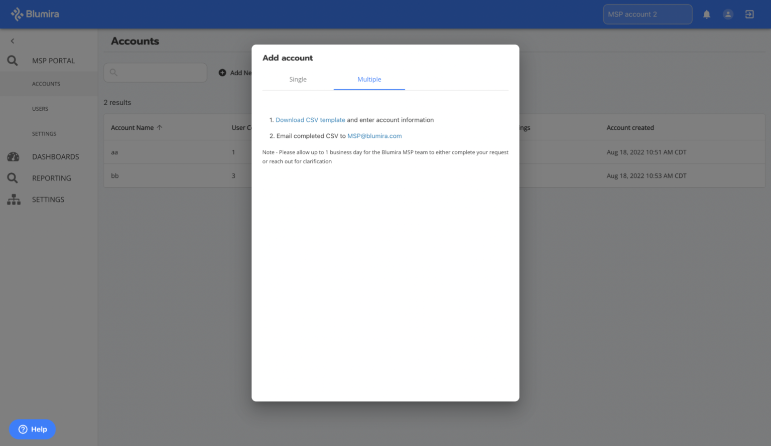 Now Available From Blumira: MSP Portal! | Blumira