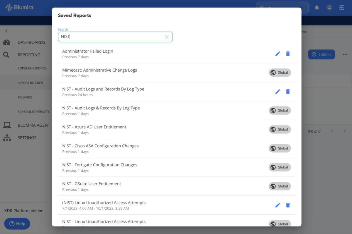 Now Available: NIST Compliance Reports From Blumira